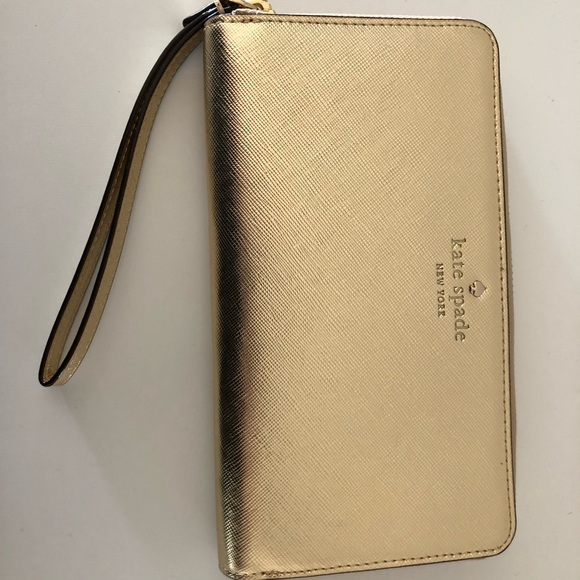kate spade | Bags | Gold Kate Spade Wallet | Poshmark